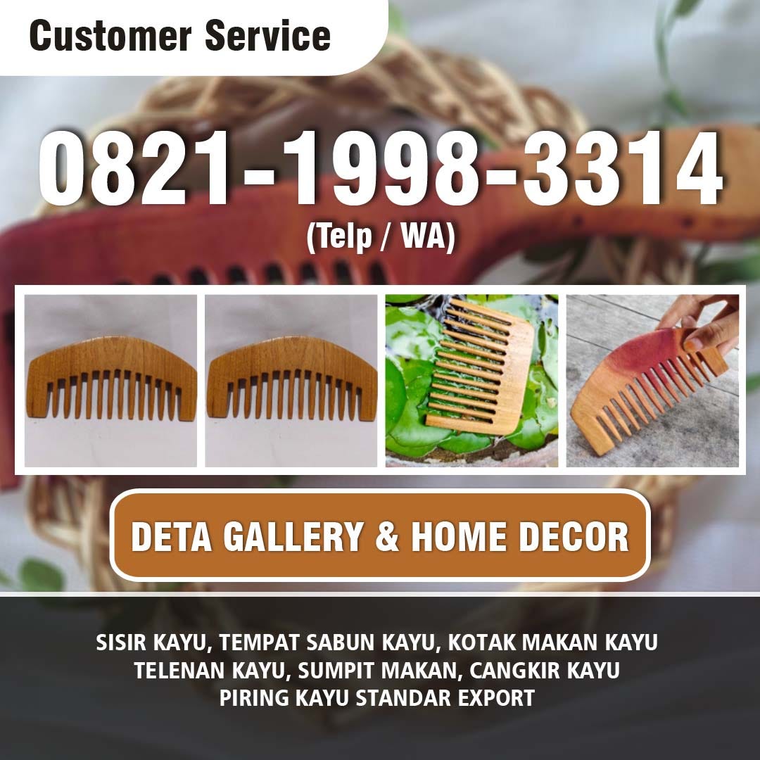 ESTETIK 0821–1998–3314 Sisir Serit Kayu | by Jualsisirsirkam | Medium