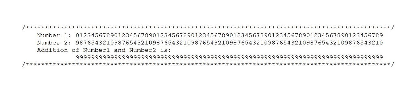 How to multiply very very big numbers in C | by Dilip Puri | Medium