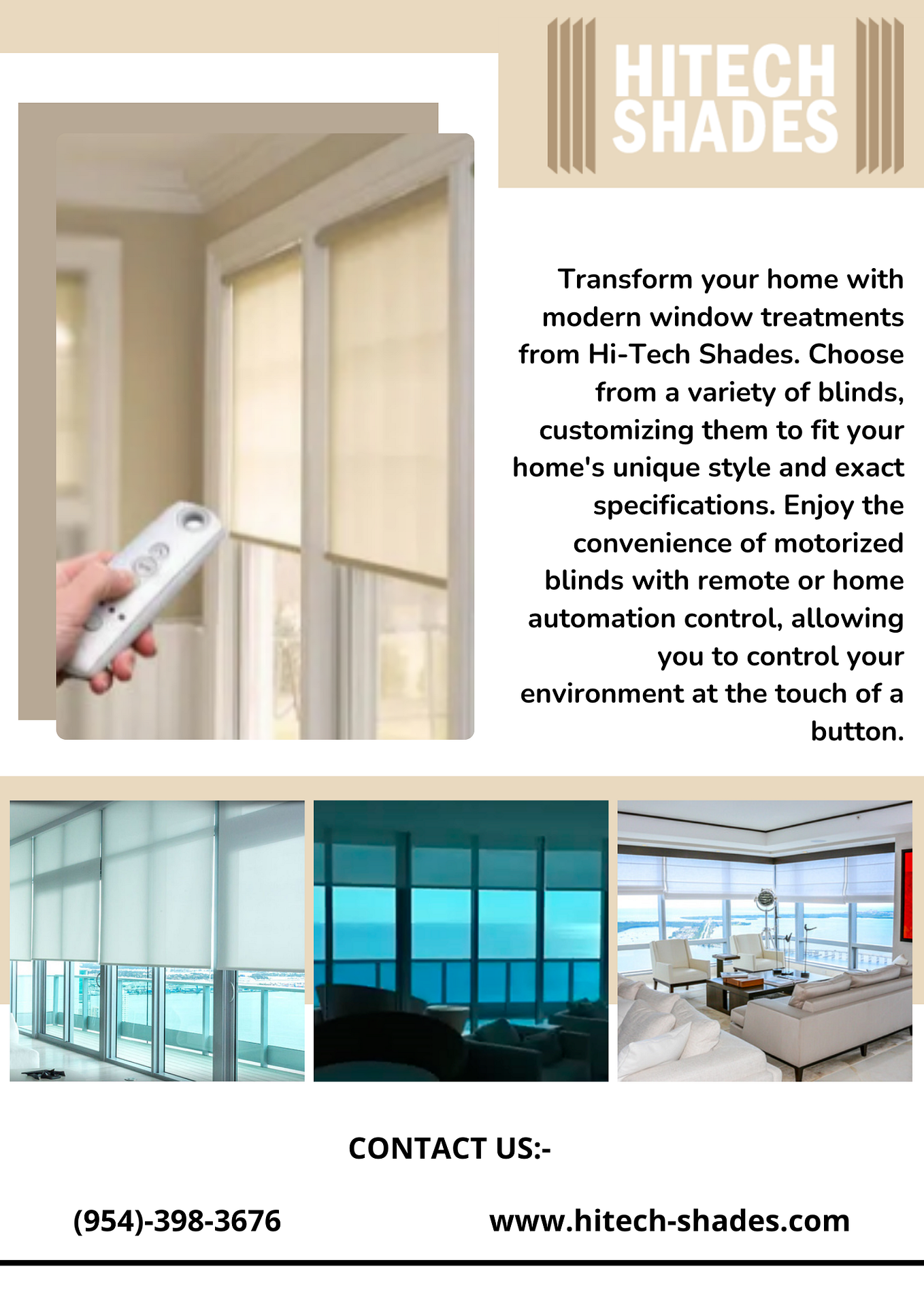 Give Your Home the Makeover It Deserves with Blinds and Shades from Hitech-Shades - Hitechshades ...