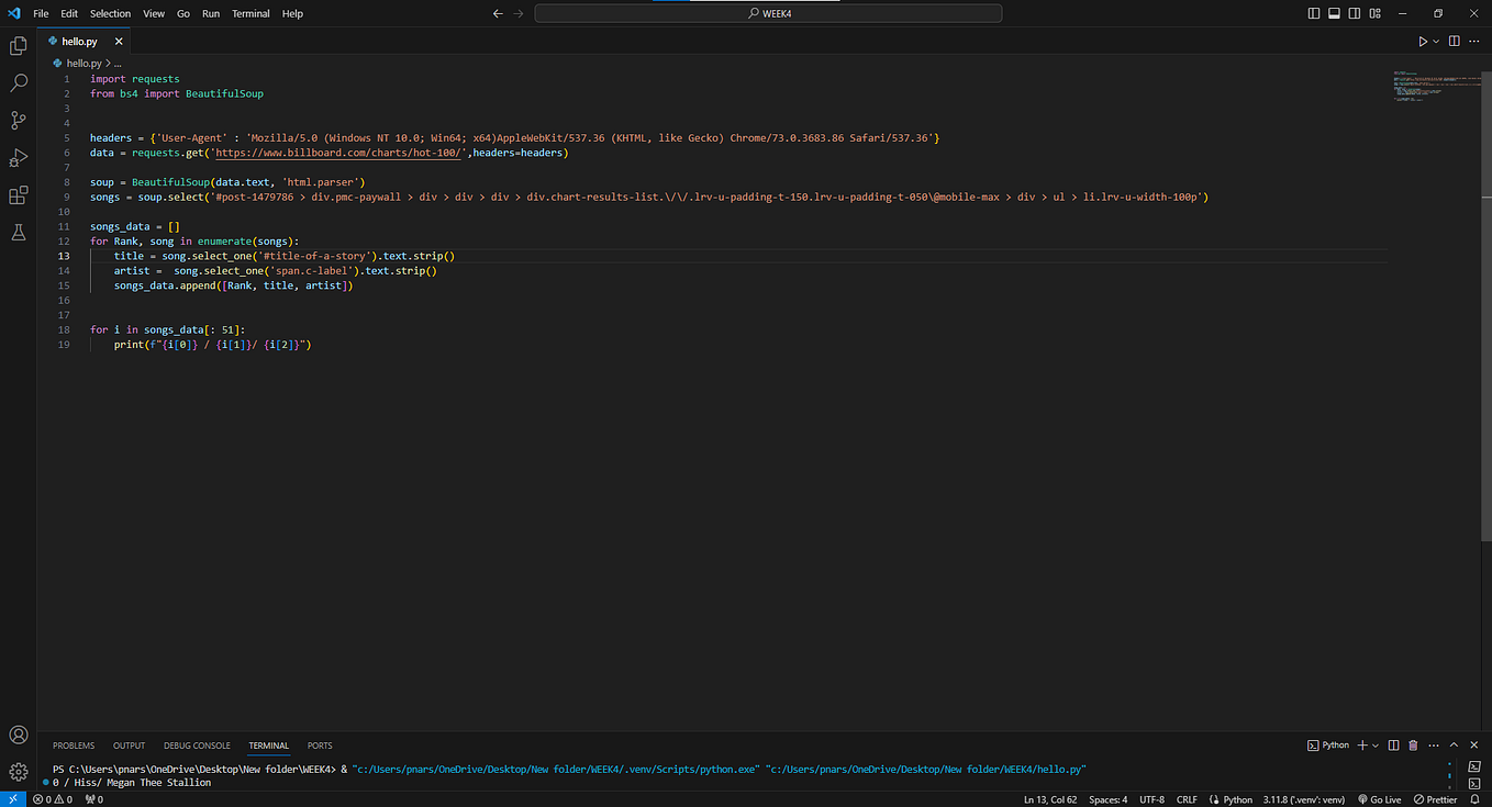 Sparta Coding Club] BE Week 2. After completing the basics of Python… | by Narasimha Raju | Medium