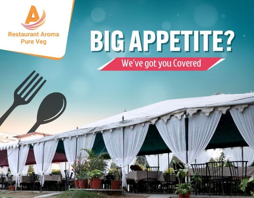 Pure veg Restaurant In Udaipur - Restaurant Aroma - Medium