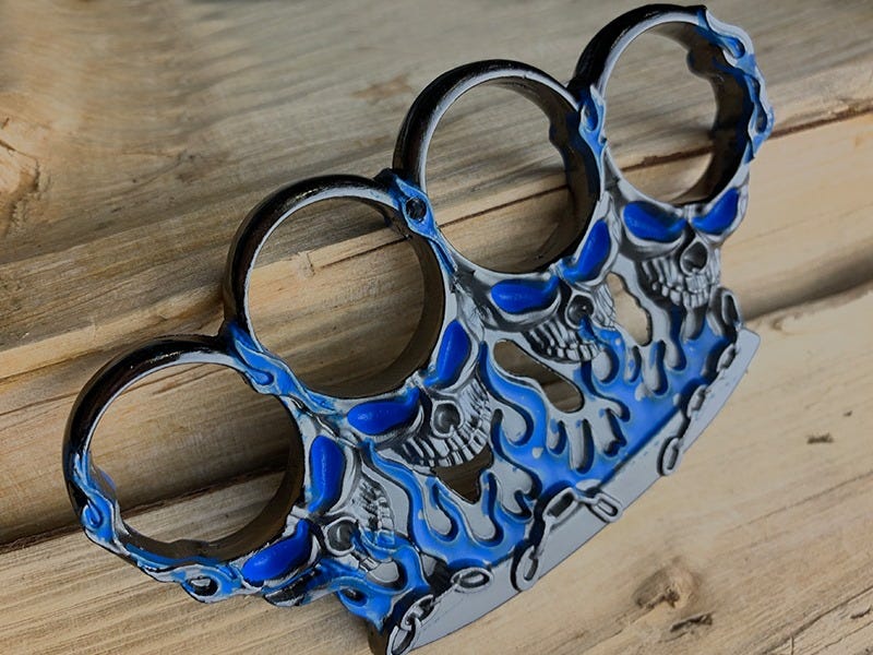 Blue Dragon Balisong Butterfly Knife - Ashlybrine - Medium