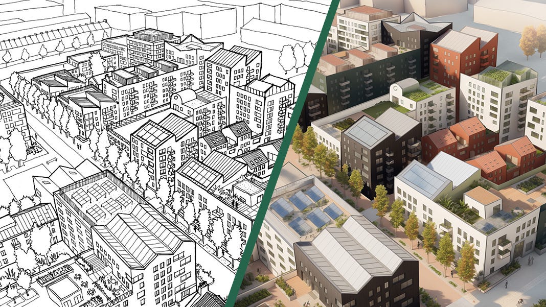 Generative Design & AI Trends in Architecture Series: “Hybrid Collage ...