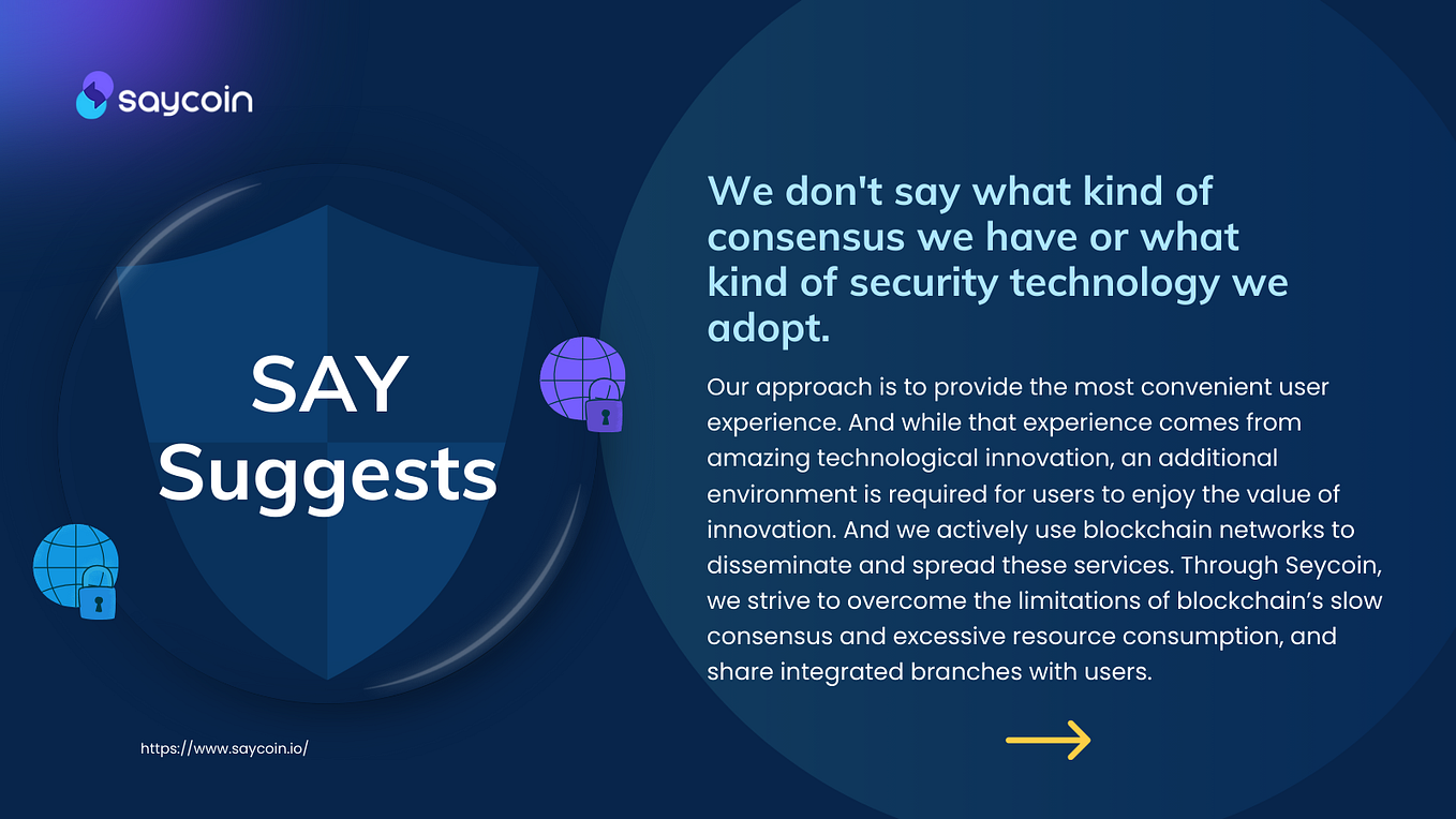 SAY Protocol, with Various Apps. SAY helps various app services convert ...