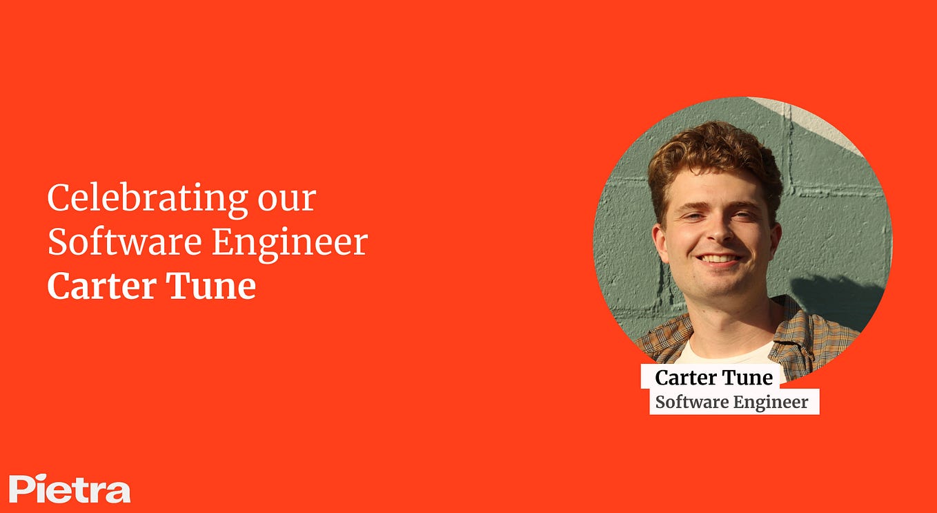 Celebrating Nick Gati, Pietra’s Front-End Engineer! - Katya Riabinkina - Medium