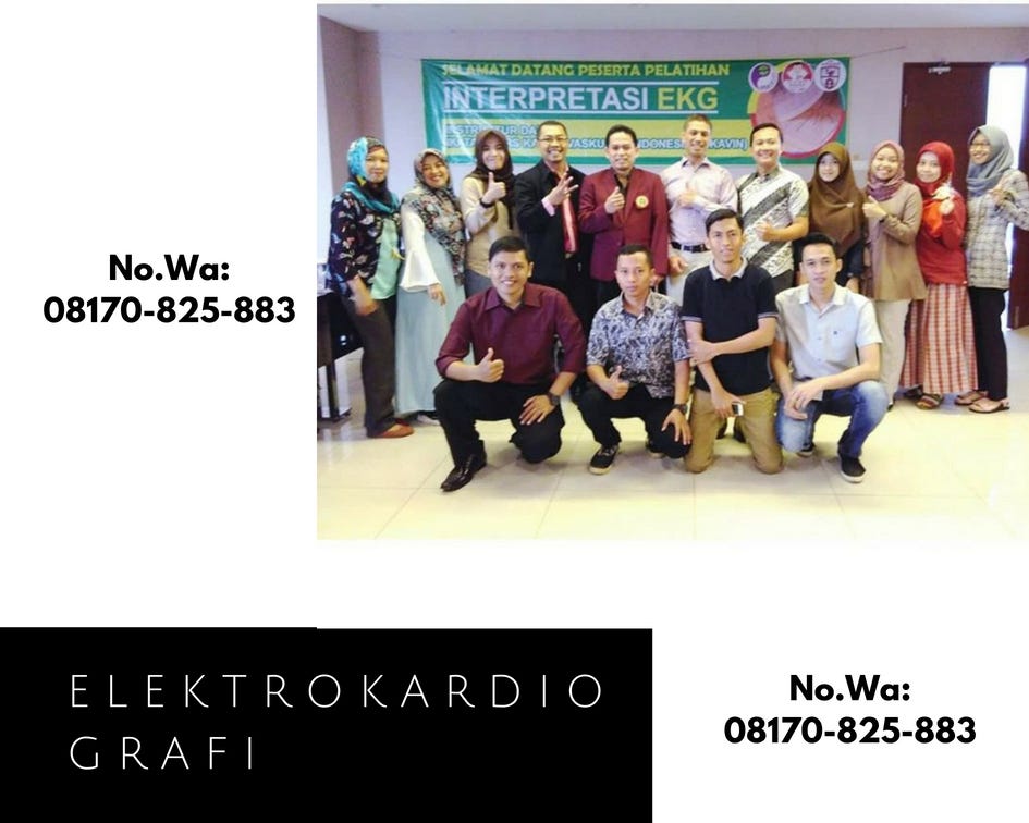 Pengalaman pelatihan EKG | 08170–825–883 | Materi Pelatihan EKG | by Pelatihan EKG Perki | Medium