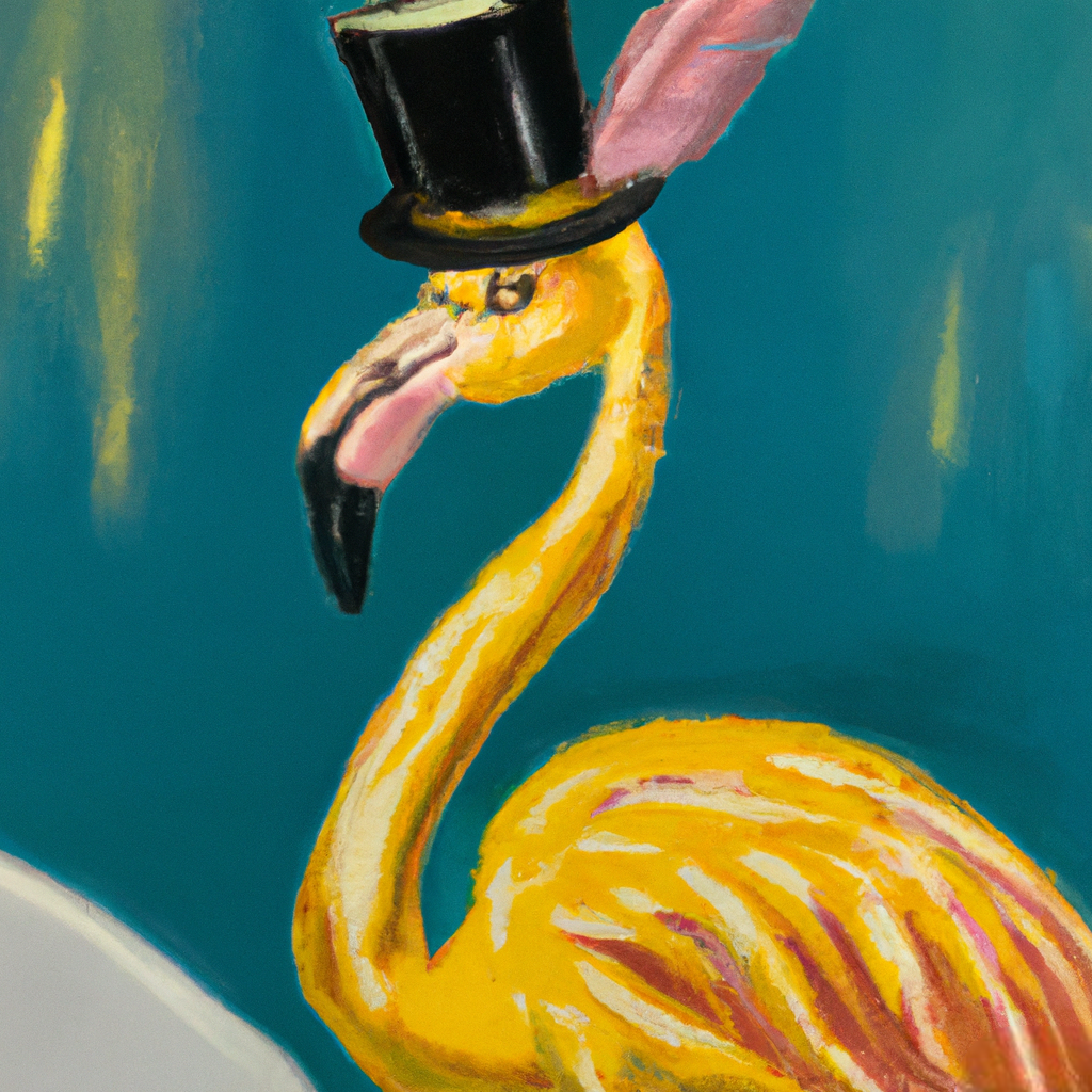 AI-Mingo: AI x Flamingo Artwork | 50 pieces | by Flamboyant Flamingos ...