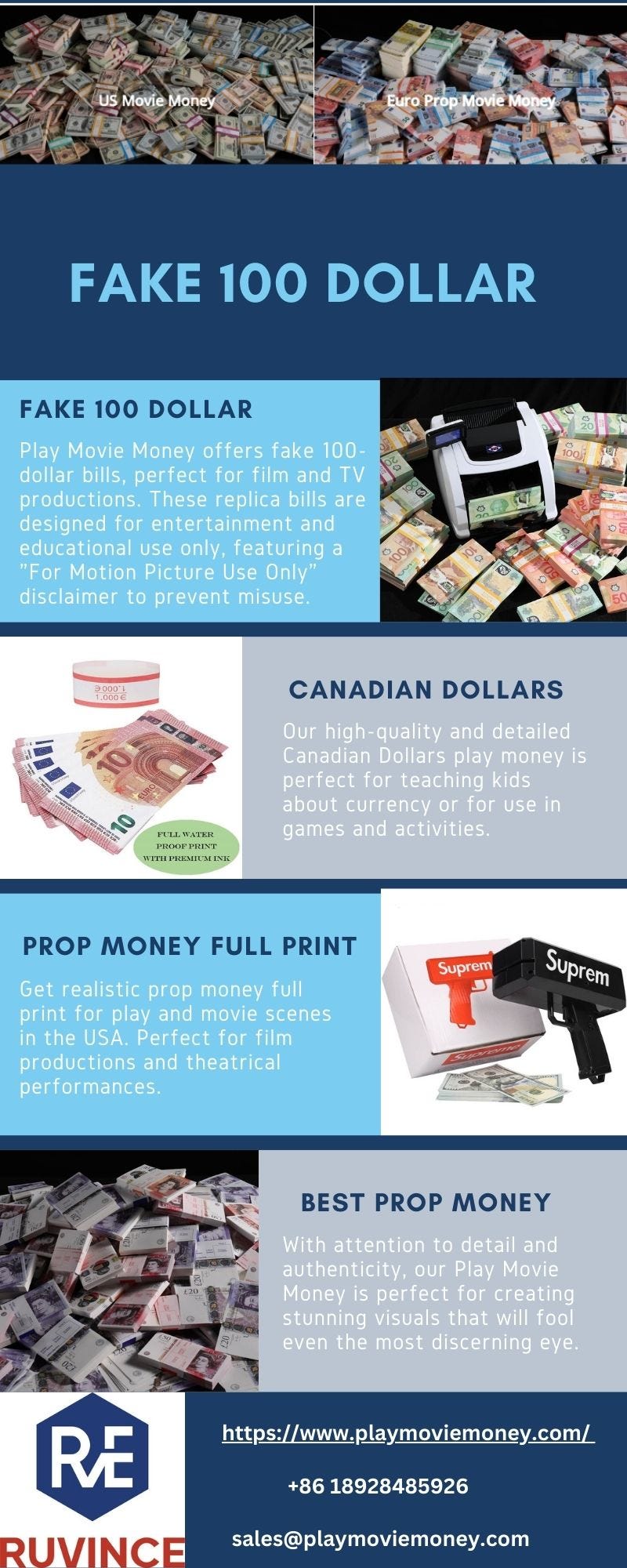 Elevate Your Visuals with Play Movie Money’s Authentic Prop Money and ...