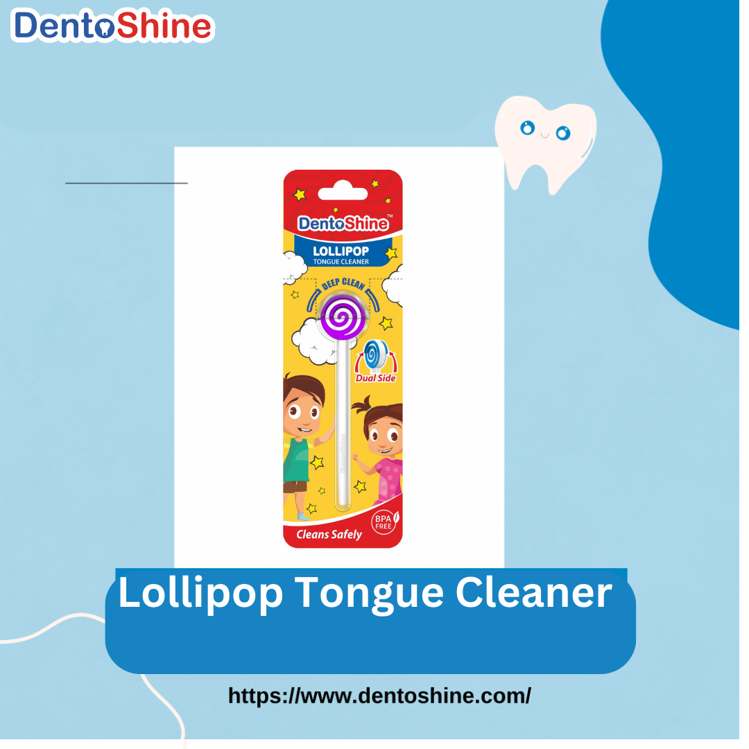 Lollipop Tongue Cleaner | Dento Shine - Dento Shine - Medium