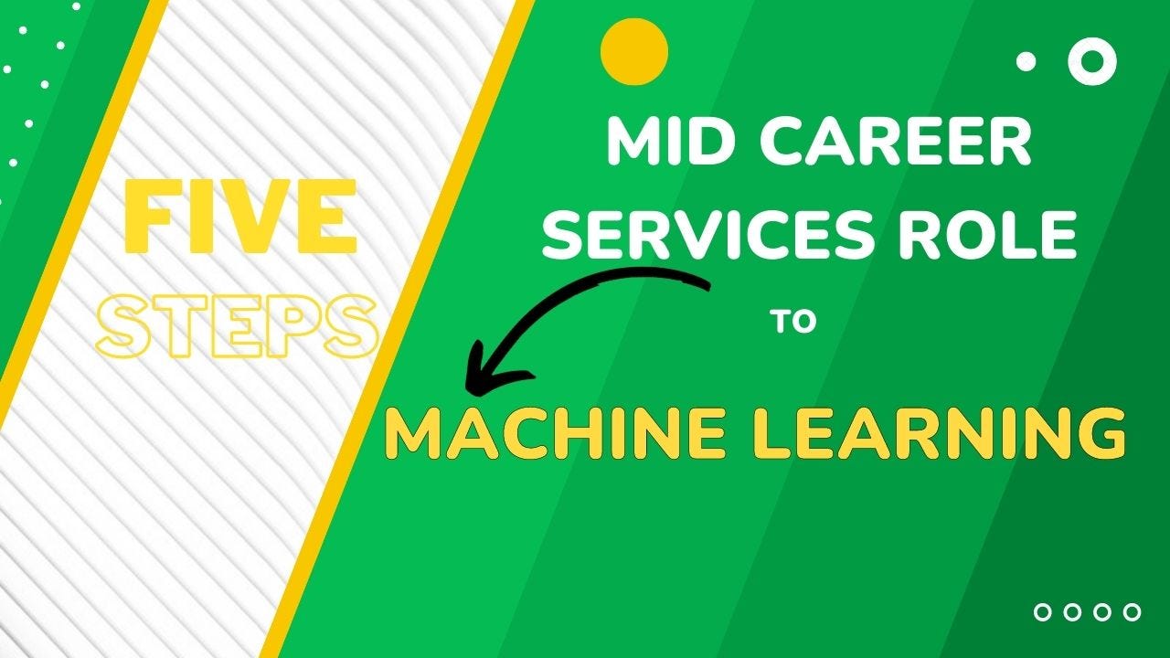 Moving from a mid-career IT services role to machine learning is ...