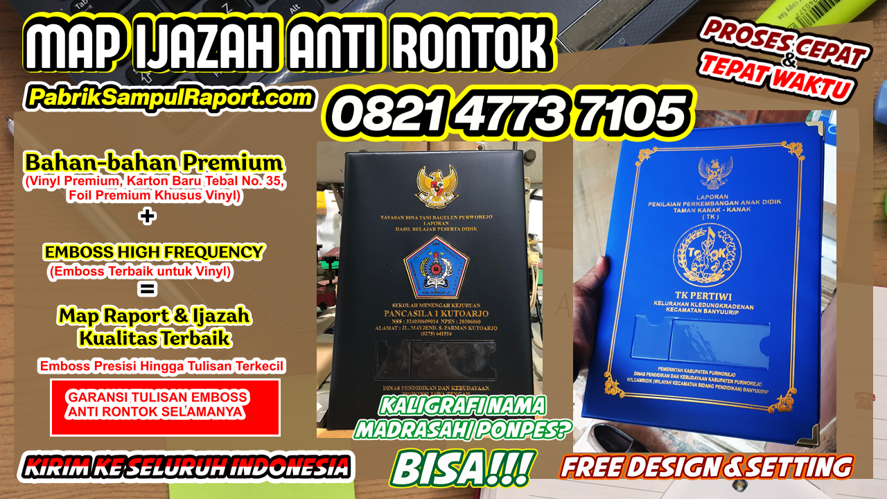 0821–4773–7105 Sampul Raport Paud Map Ijazah di Bengkulu Selatan | by ...