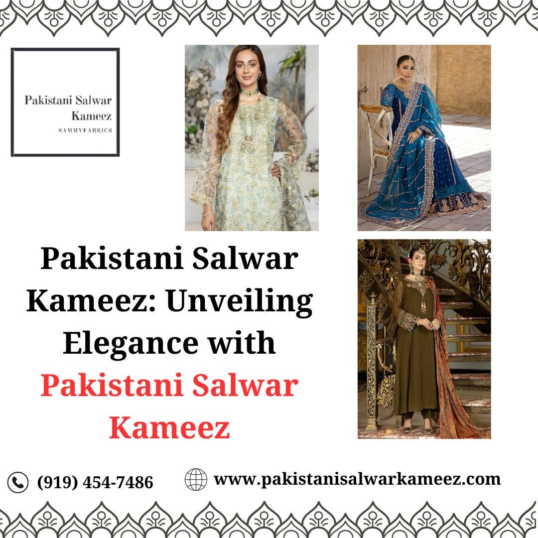 Graceful Garments: Pakistani Salwar Kameez’s Pakistani Salwar Suit Line ...
