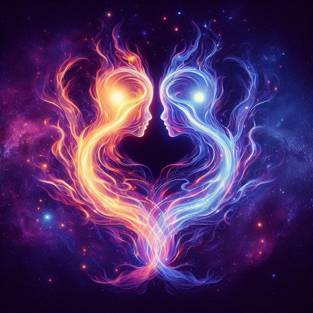 Twin Flame Signs. The concept of twin flames has… | by Retrato da Alma ...