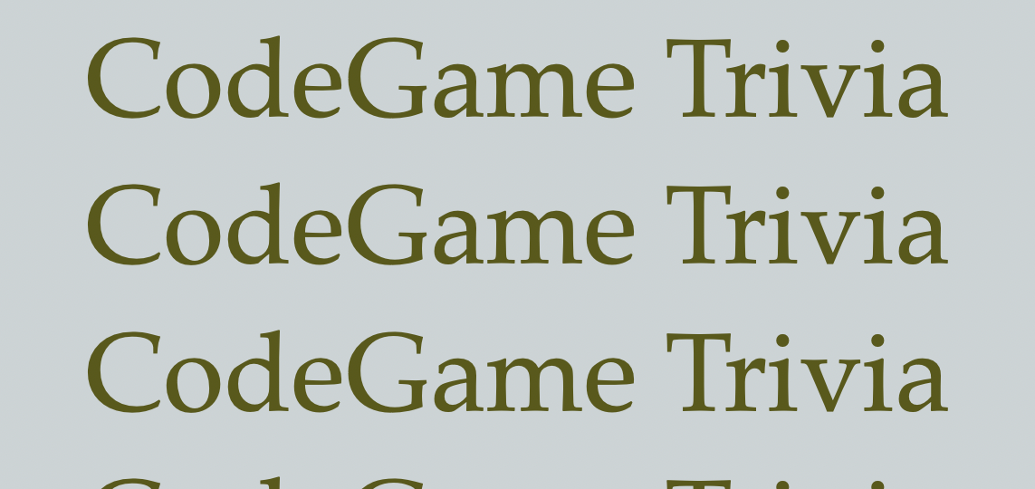 CodeGame Trivia: MONDAY, APRIL 28, 2025 | by CodeGame Trivia | Medium