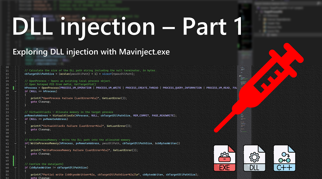 DLL injection fundamental — Part2 | by Kijo Ninja | System Weakness