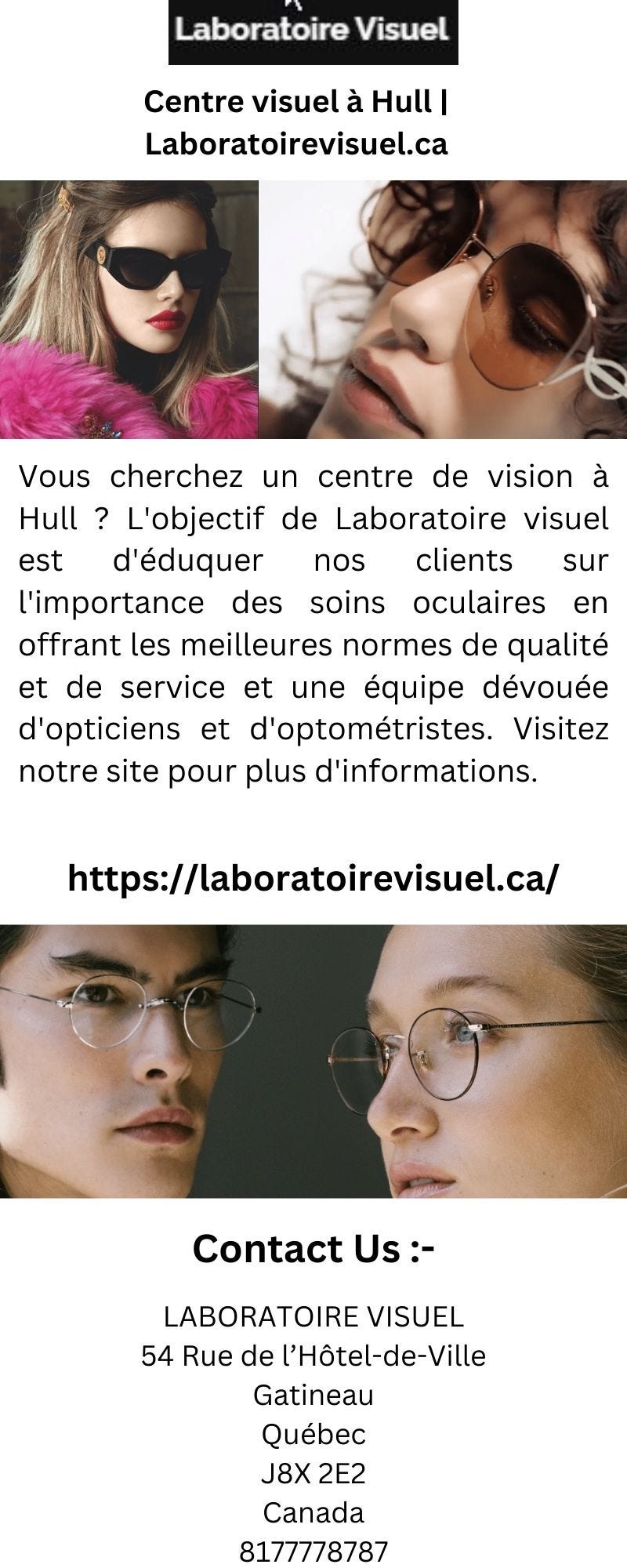 examen de la vue gatineau | Laboratoirevisuel.ca - Laboratoire Visuel - Medium