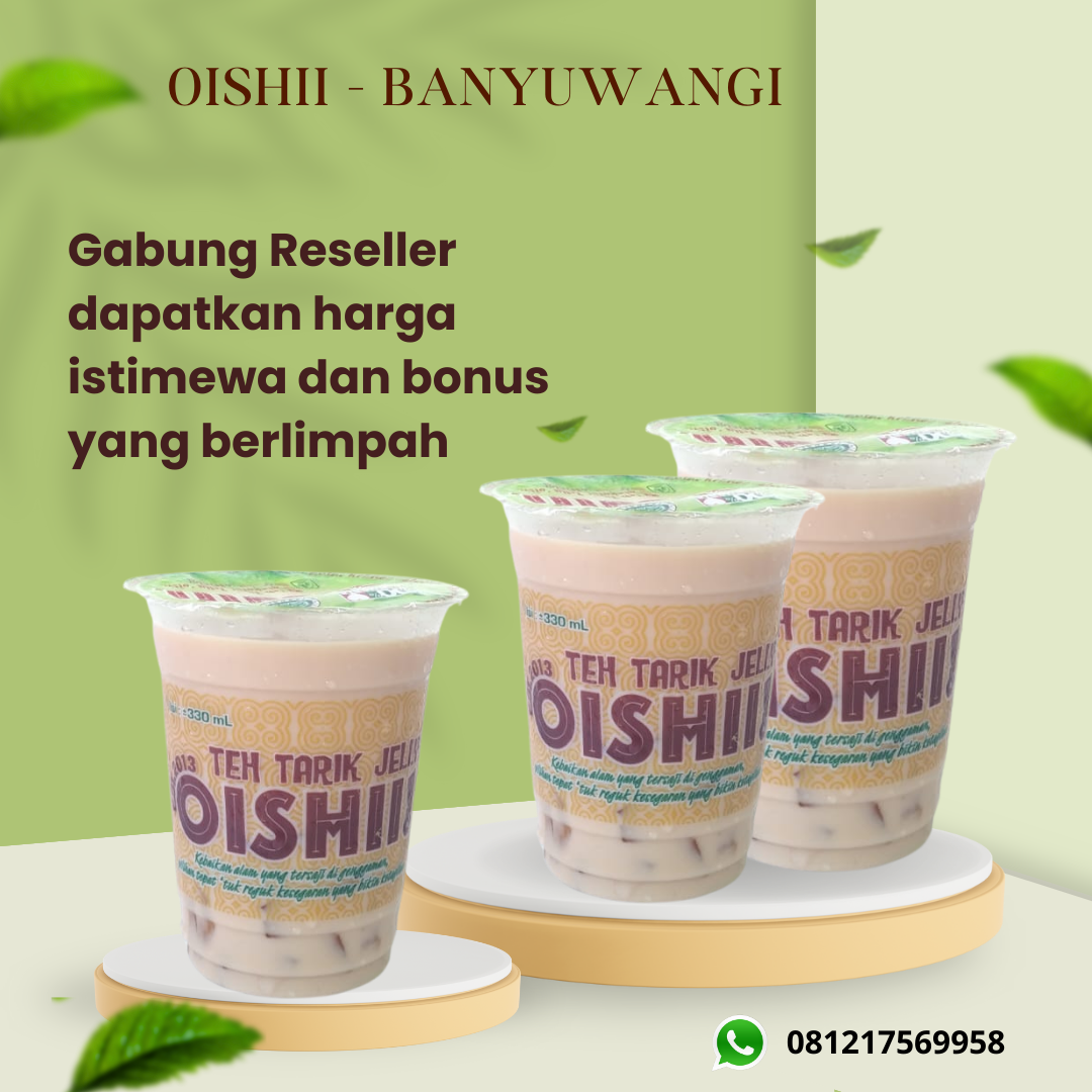 OISHII TEH TARIK JELLY - Oishiibanyuwangi - Medium