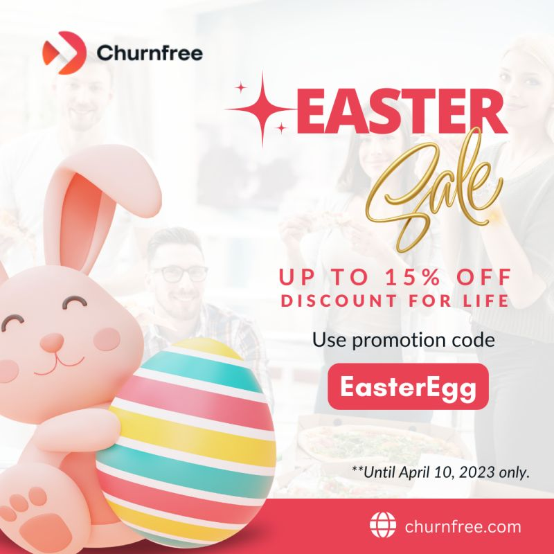 Hop into savings this Easter! @Churnfree offers a special Easter Sale ...