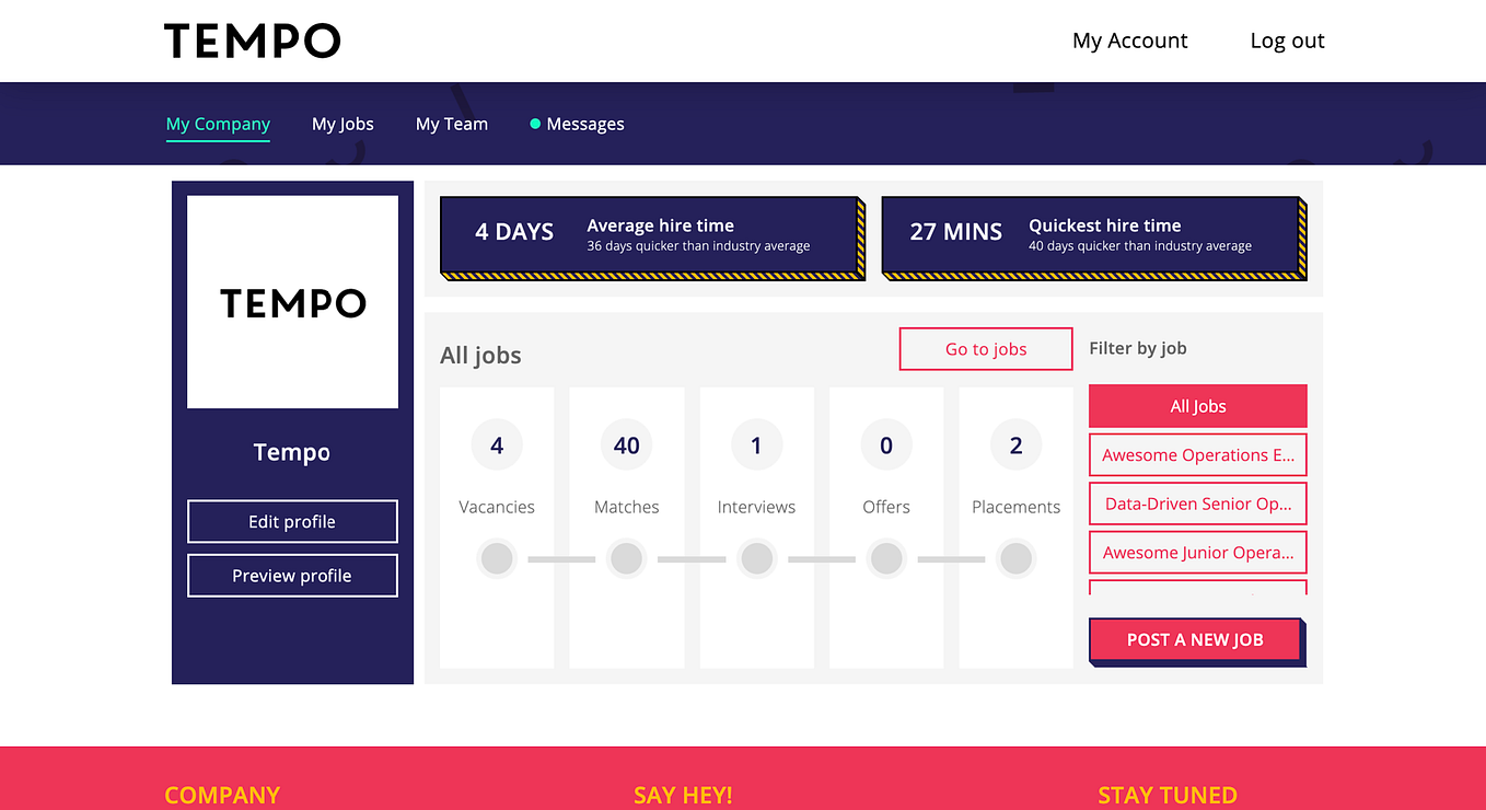 Tempo Product Update: October ‘19 | by Elliott Perks | Medium