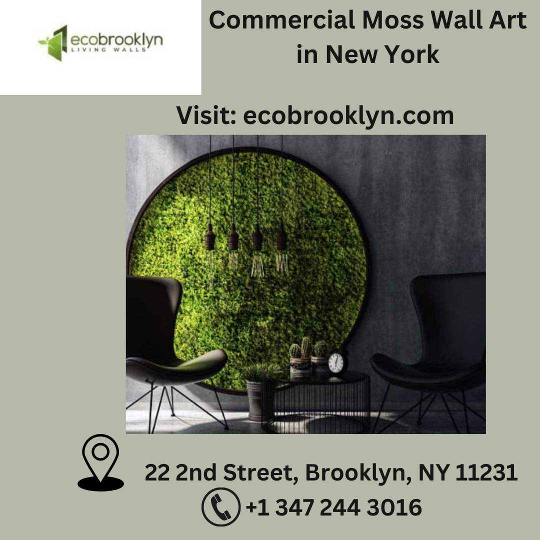 Commercial Spaces Moss Wall - Eco Brooklyn - Medium