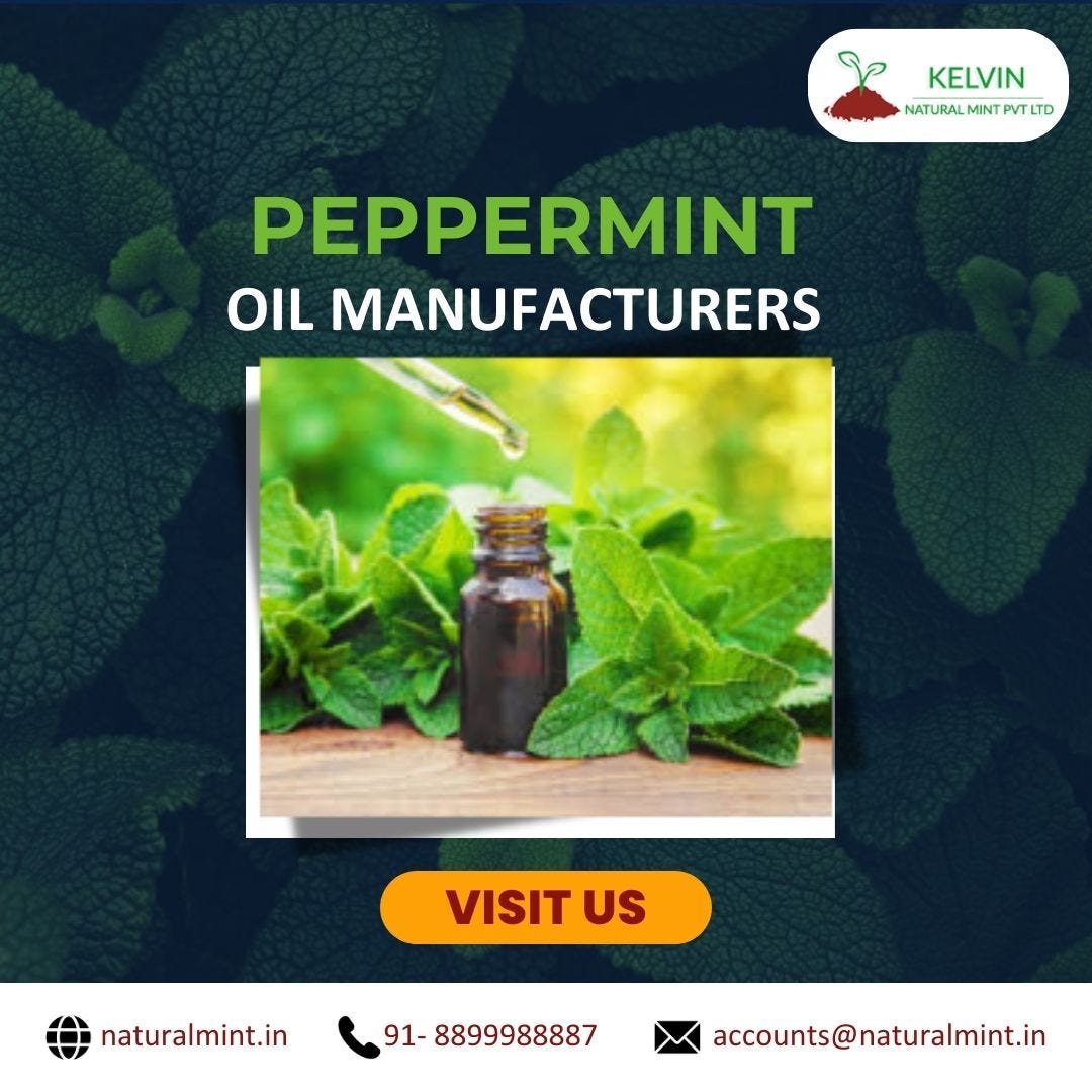 Dementholised Peppermint Oil: Unveiling Uses and Benefits | by Kelvin ...