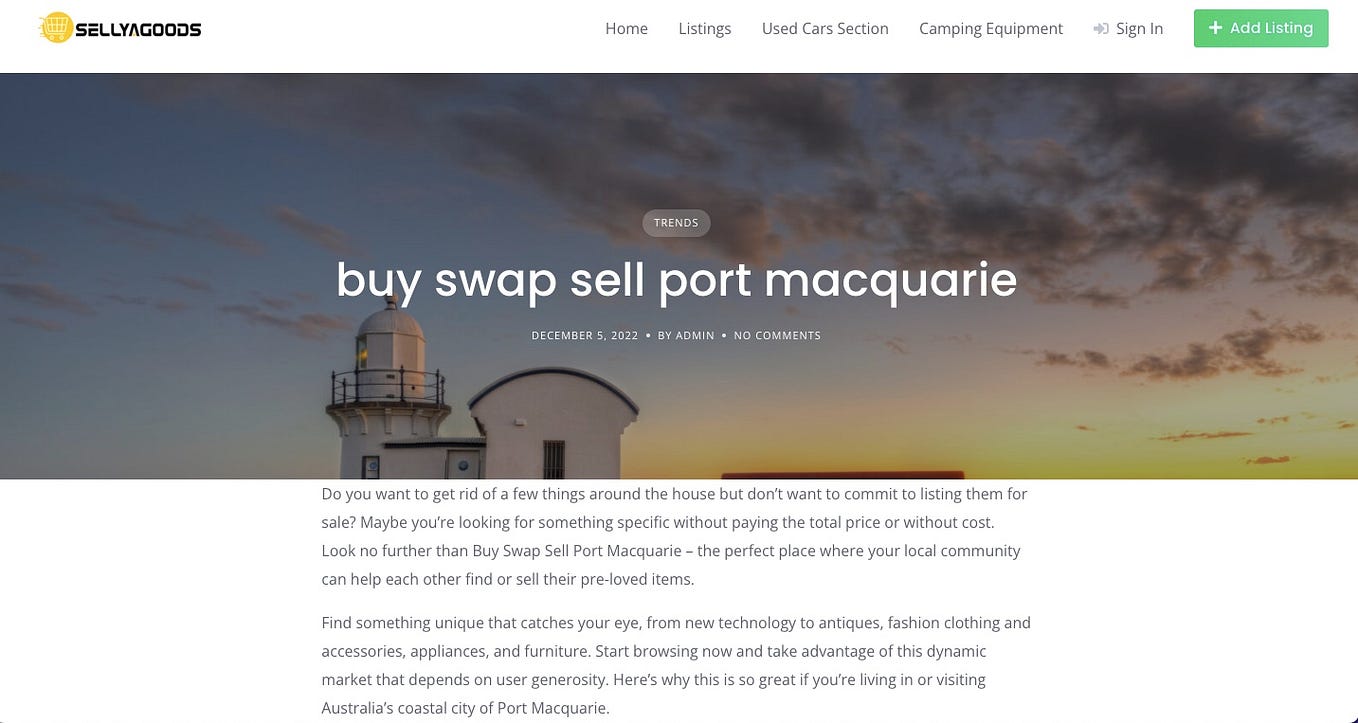 Wagga Buy Swap and Sell: Your One-Stop Destination for Trading in Wagga ...