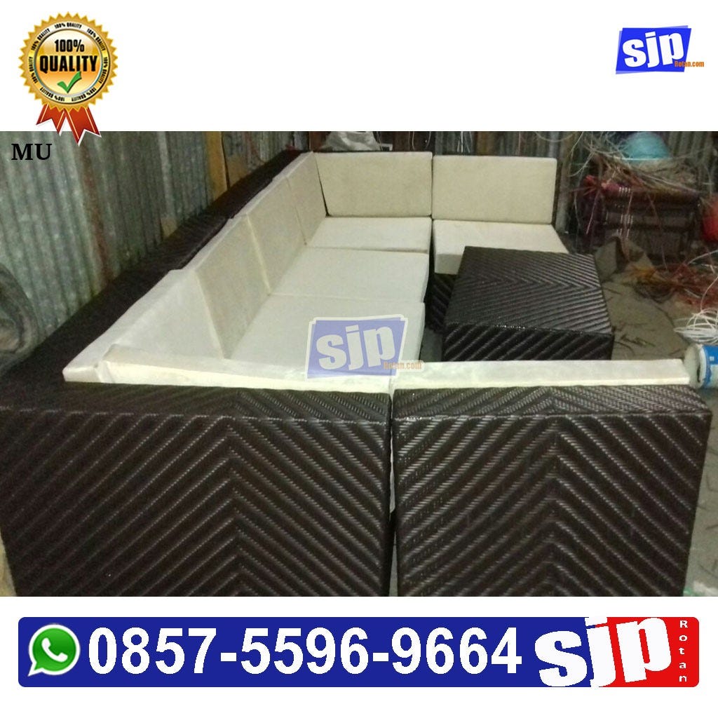 Sofa Kursi Rotan Sintetis Bandung, Sofa L Rotan Sintetis, Sofa ...