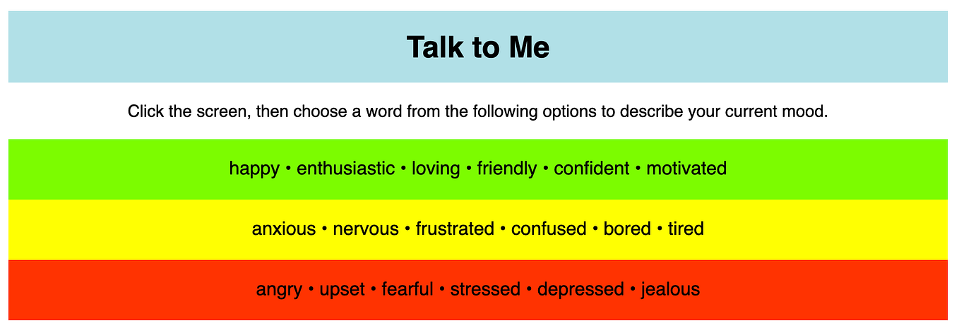Talk to Me Tutorial Part 2: Speech Synthesis with the Web Speech API ...