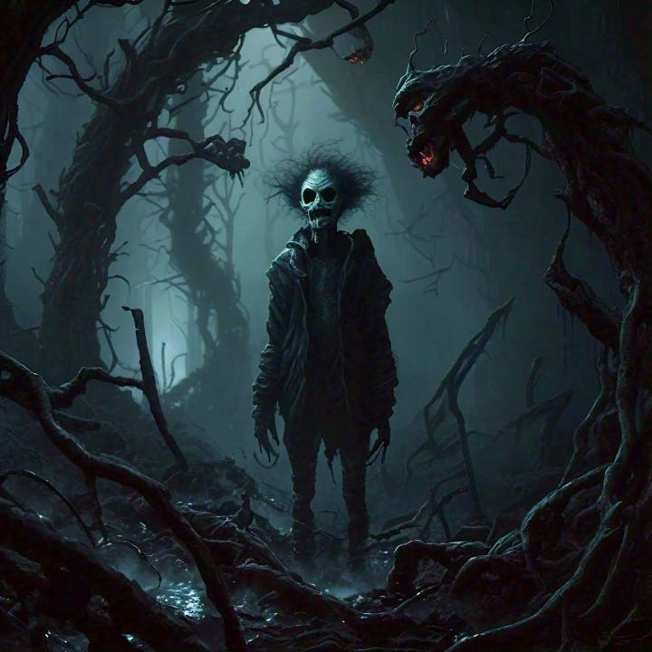 THE EYES IN THE DARK:. The dense forest had always been a… | by Jenibirth G Momin | Aug, 2024 ...