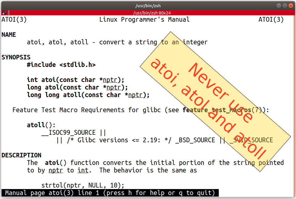 Programming tip #5 — never use strcpy() | by Kosta Zertsekel | Medium