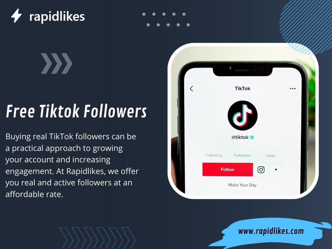 Tiktok likes free. Boost Your Tiktok Presence With The… | by Rapid ...