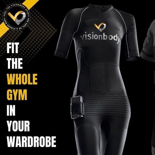 Experience the Excellence of Wireless EMS Suit - VisionBody - Medium