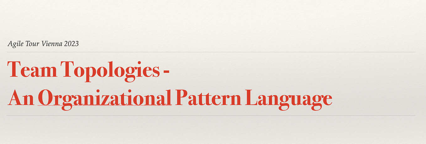 Team Topologies as an organizational pattern language — Part 3 | by ...