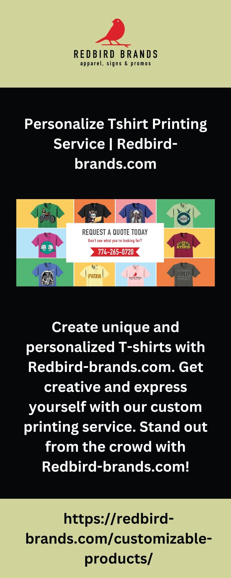 Custom Screen Printing Service | Redbird-brands.com - Redbird-Brands ...