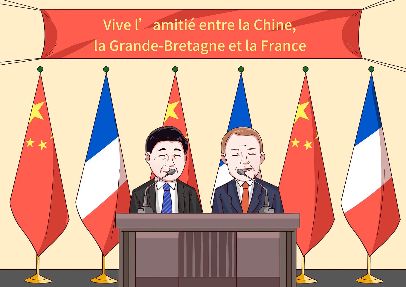 Ceremony of the reception of French President Emmanuel Macron to ...