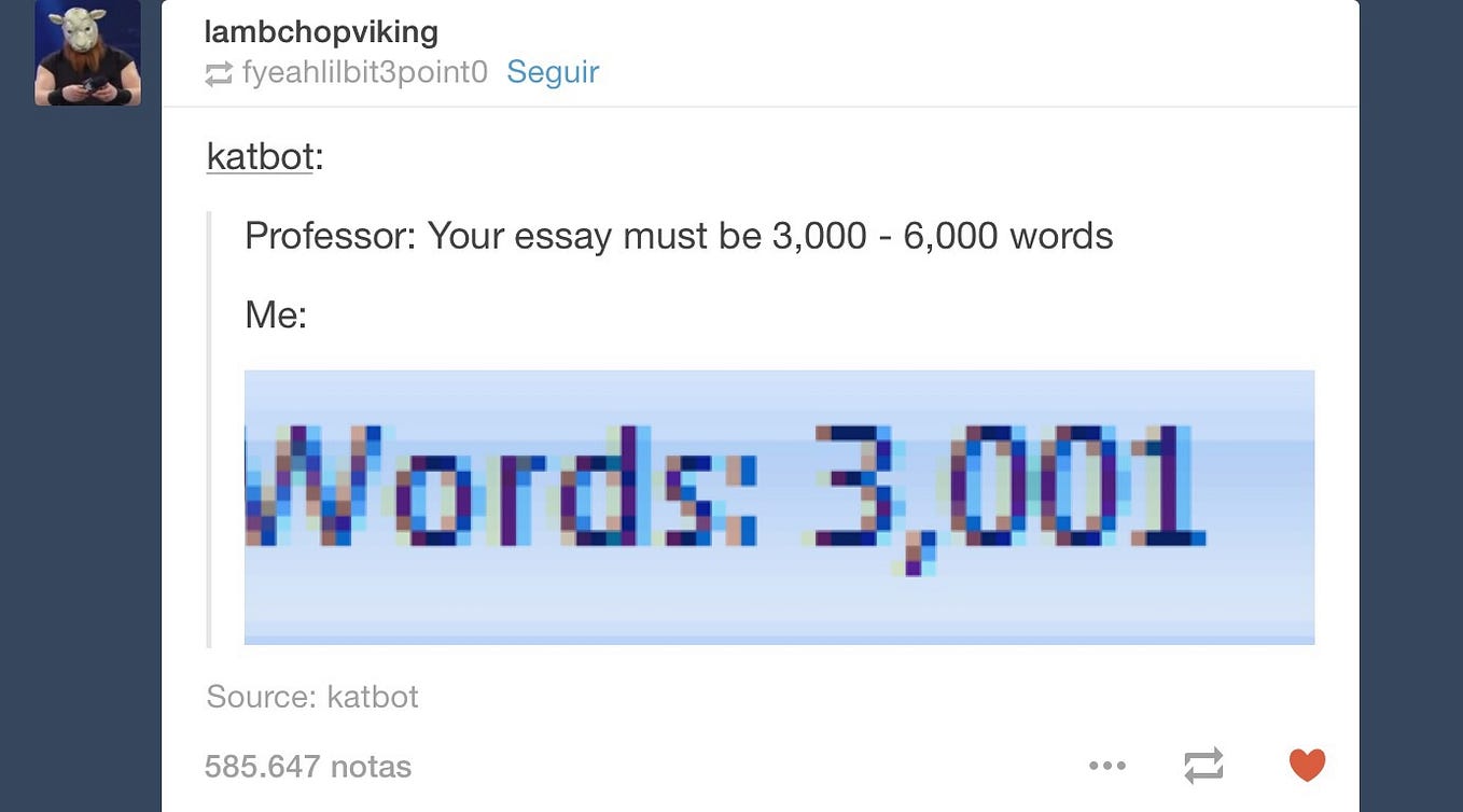 Essay Writing Meme
