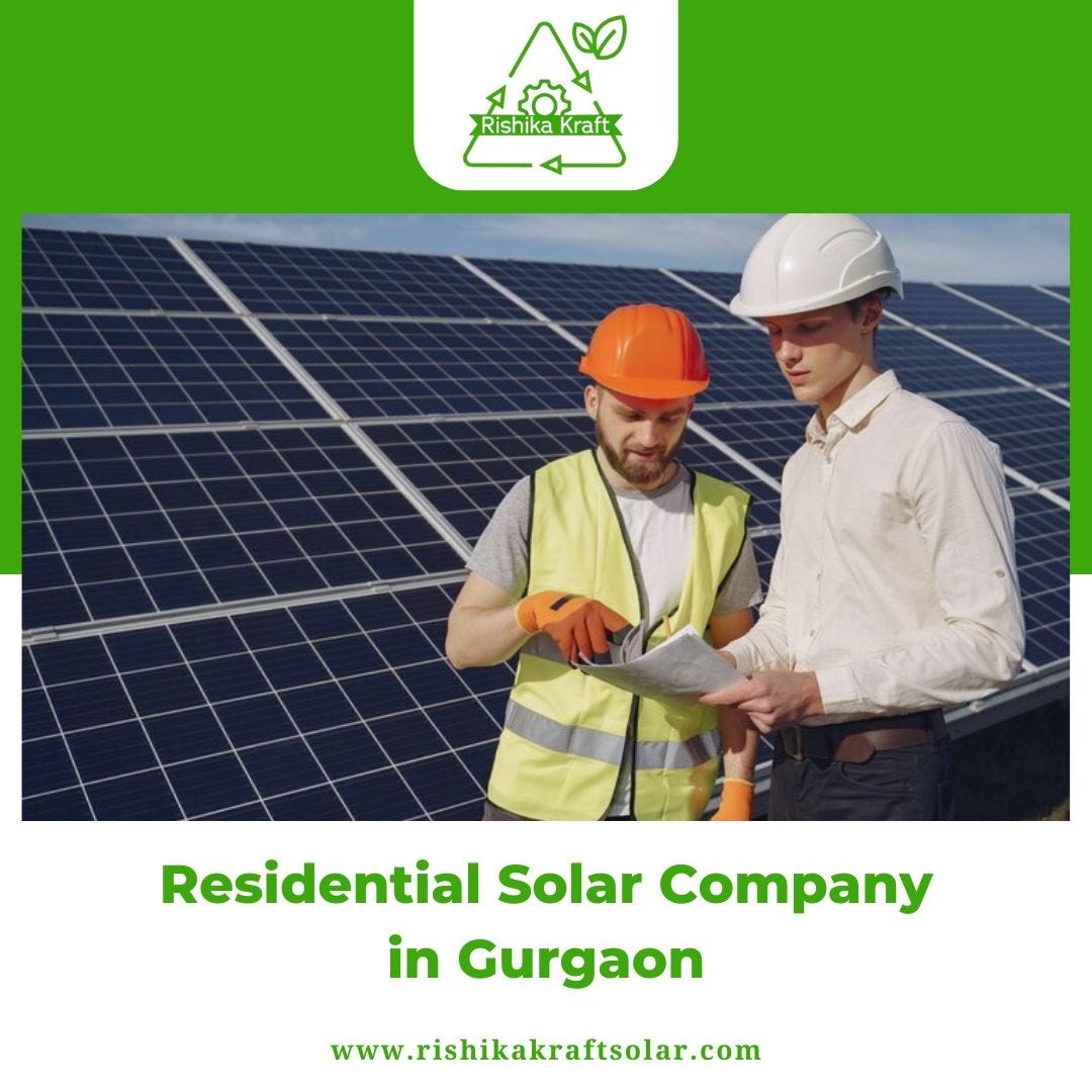 Top Solar Panel Installation Service in Gurgaon - Rishika Kraft Solar ...