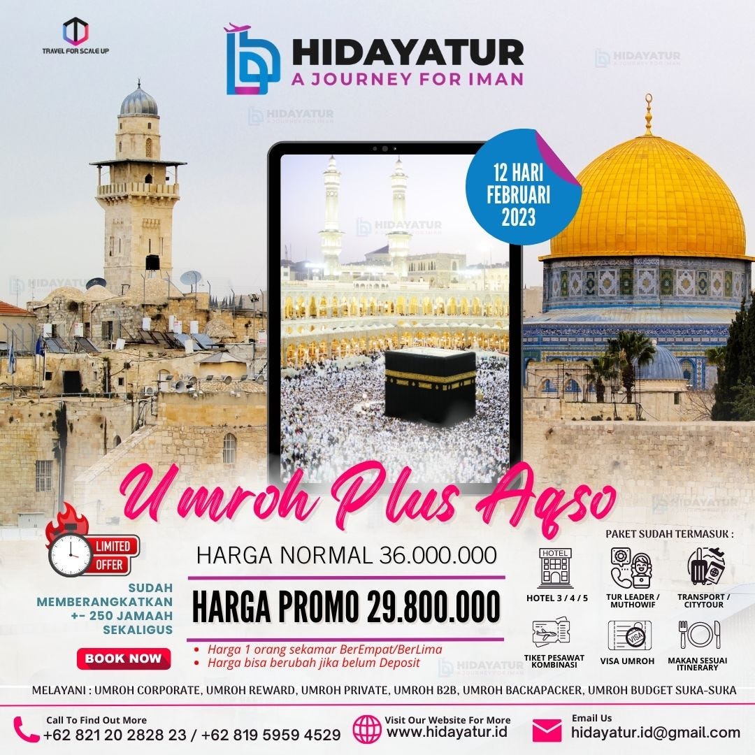 🕌 UMROH PLUS MESIR🕌 - Hidayatur umroh - Medium