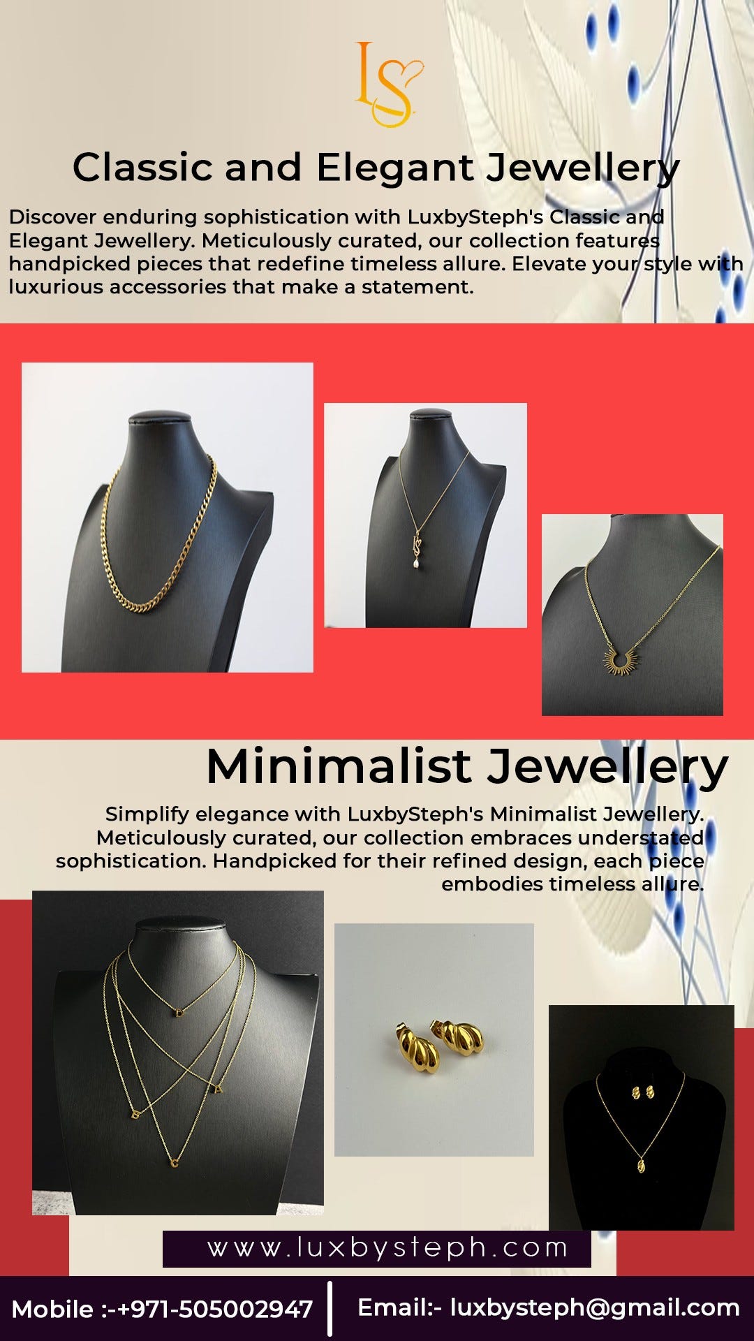 Minimalist Jewellery - LuxbySteph - Medium