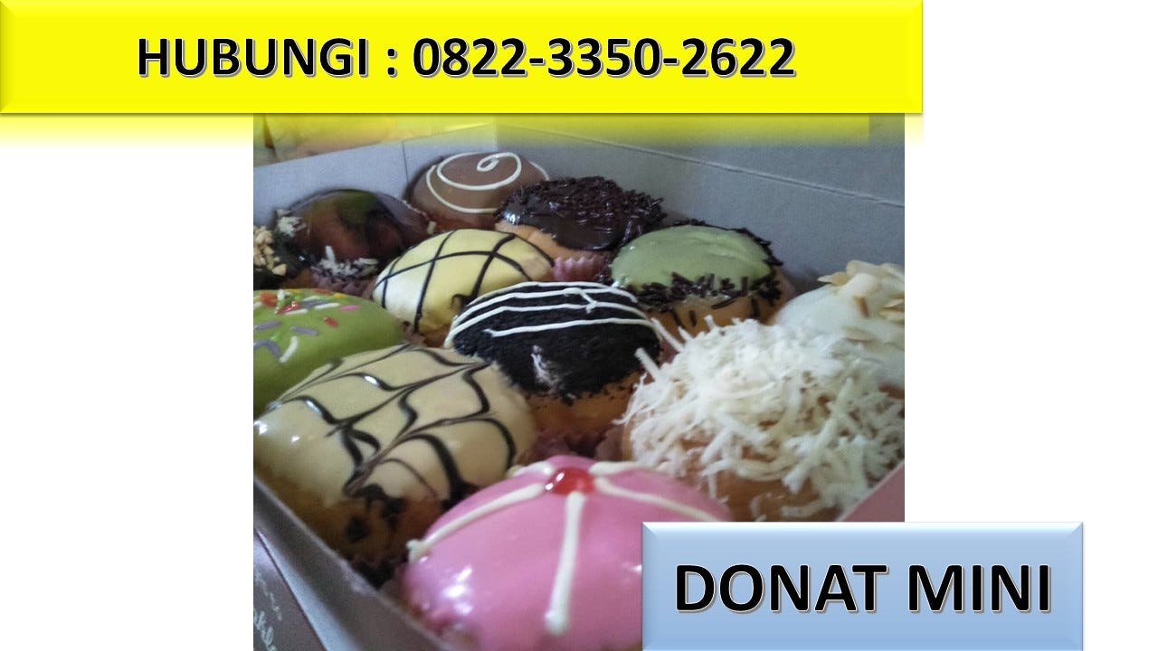 DIJAMIN ENAK!!!, WA 0822–3350–2622, jual donat mini karakter | by jual ...