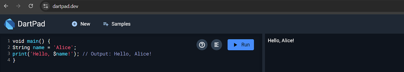 Dart Dilinde String Değişenkenler ve Interpolation | by Samet Demirtaş | Medium