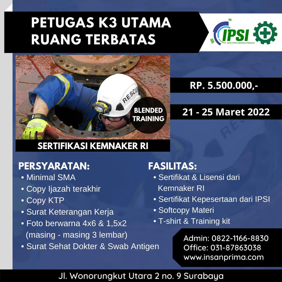 AHLI K3 UMUM PELATIHAN AHLI K3 UMUM SURABAYA TERBAIK, WA (0856-5656-4500), PELATIHAN AHLI K3 ...