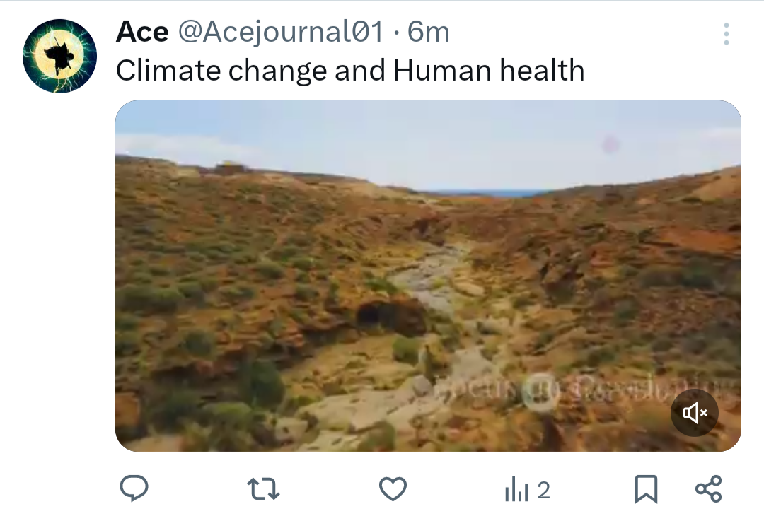Climate change and human health Overwhelming evidence shows that ...
