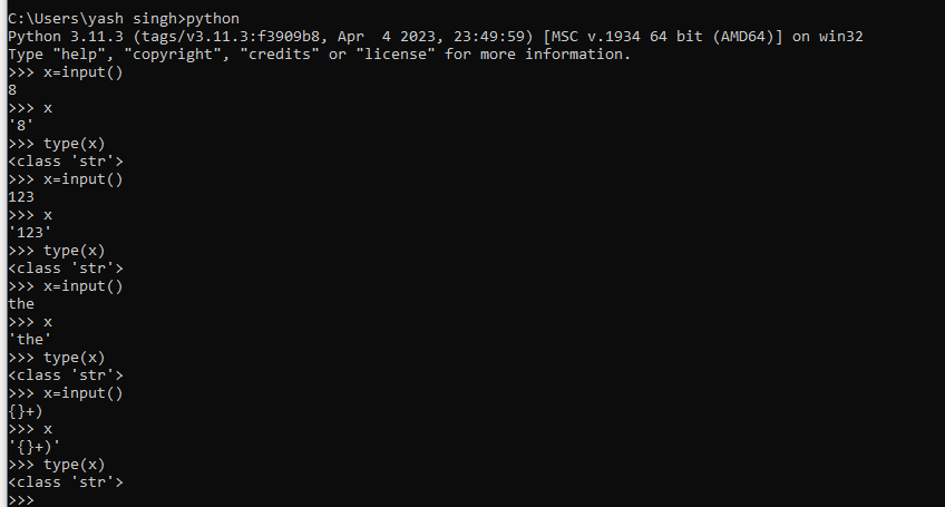 Program to check the type of input in Python: - Ashutosh Singh - Medium