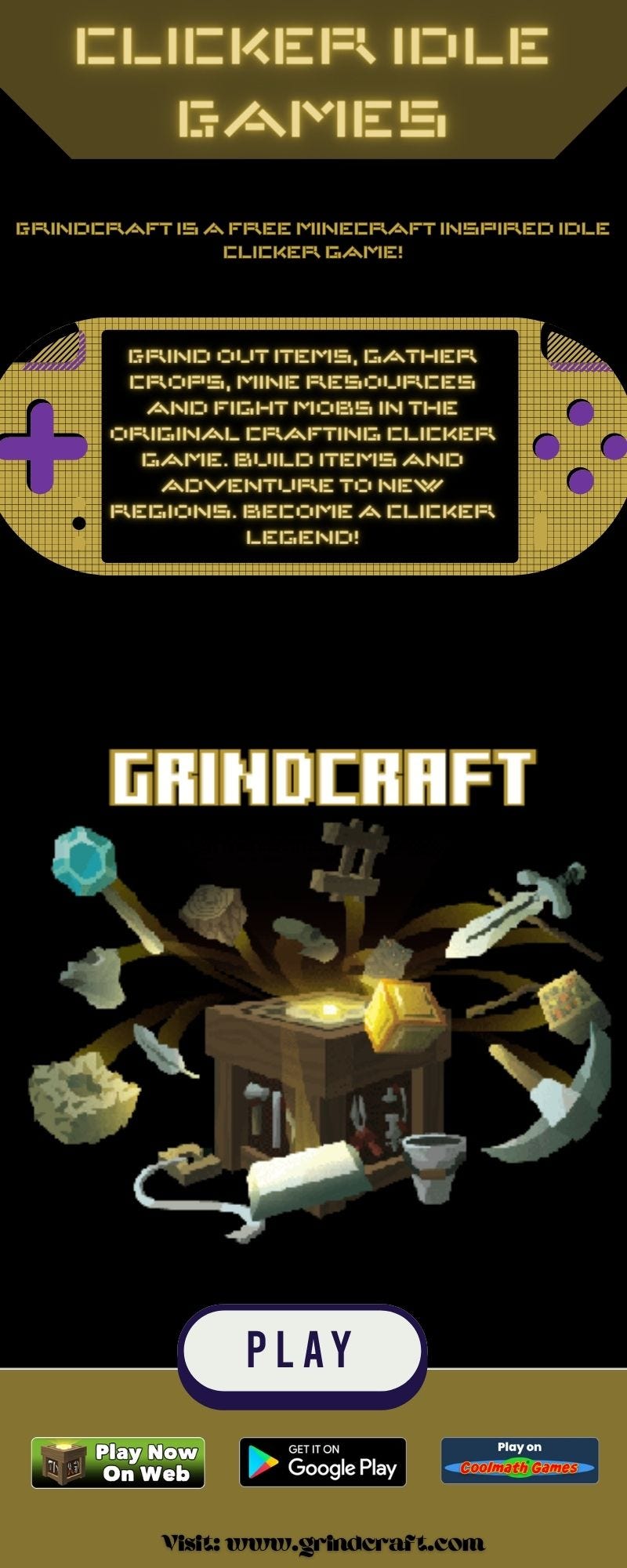 Looking for a Minecraft-inspired idle clicker game? Look no further ...