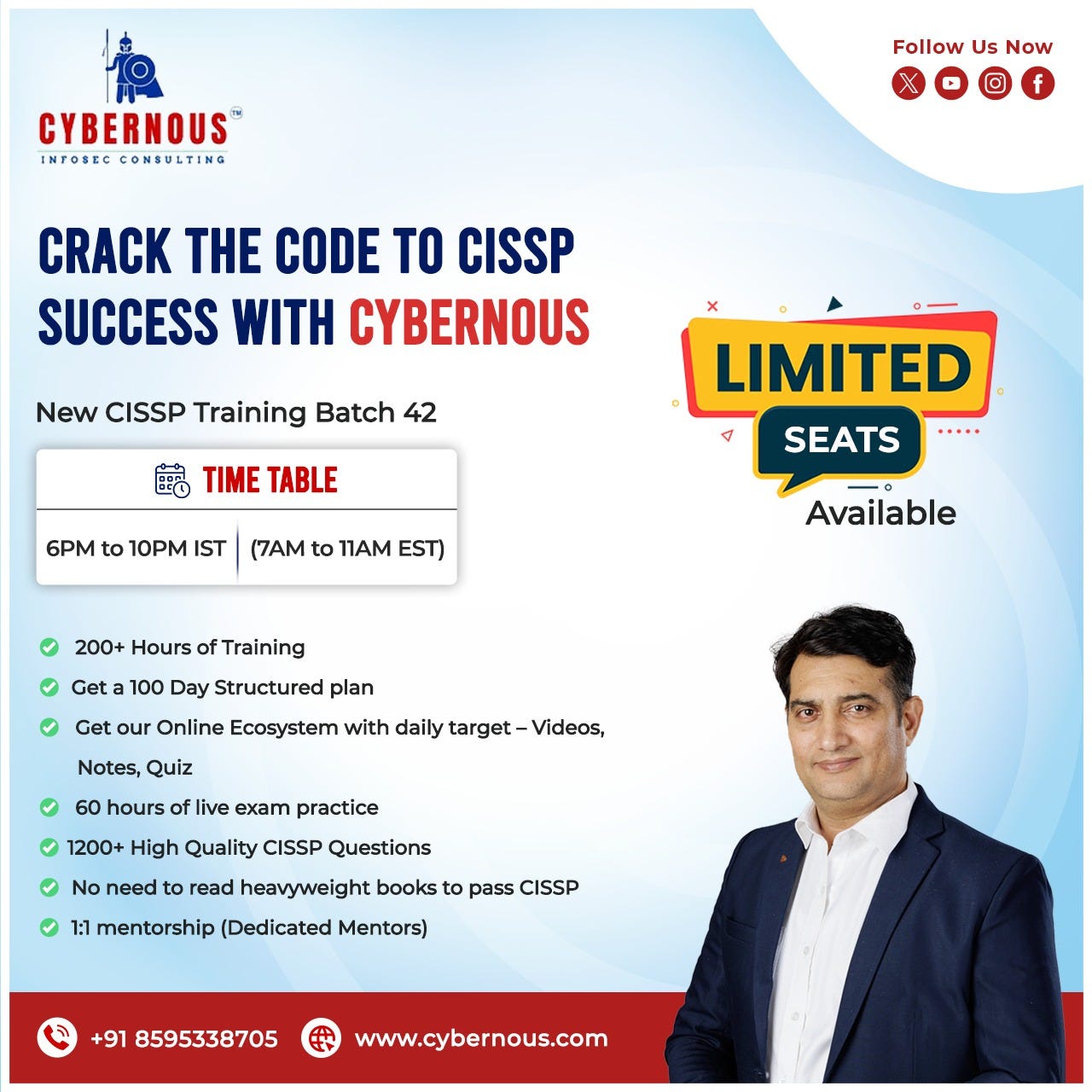 Master the CISSP Certification with Cybernous: The Best Training in India | by Cybernous Infosec ...