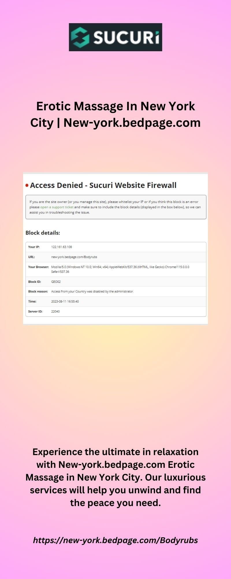 Erotic Massage In New York City | New-york.bedpage.com - Bedpage - Medium