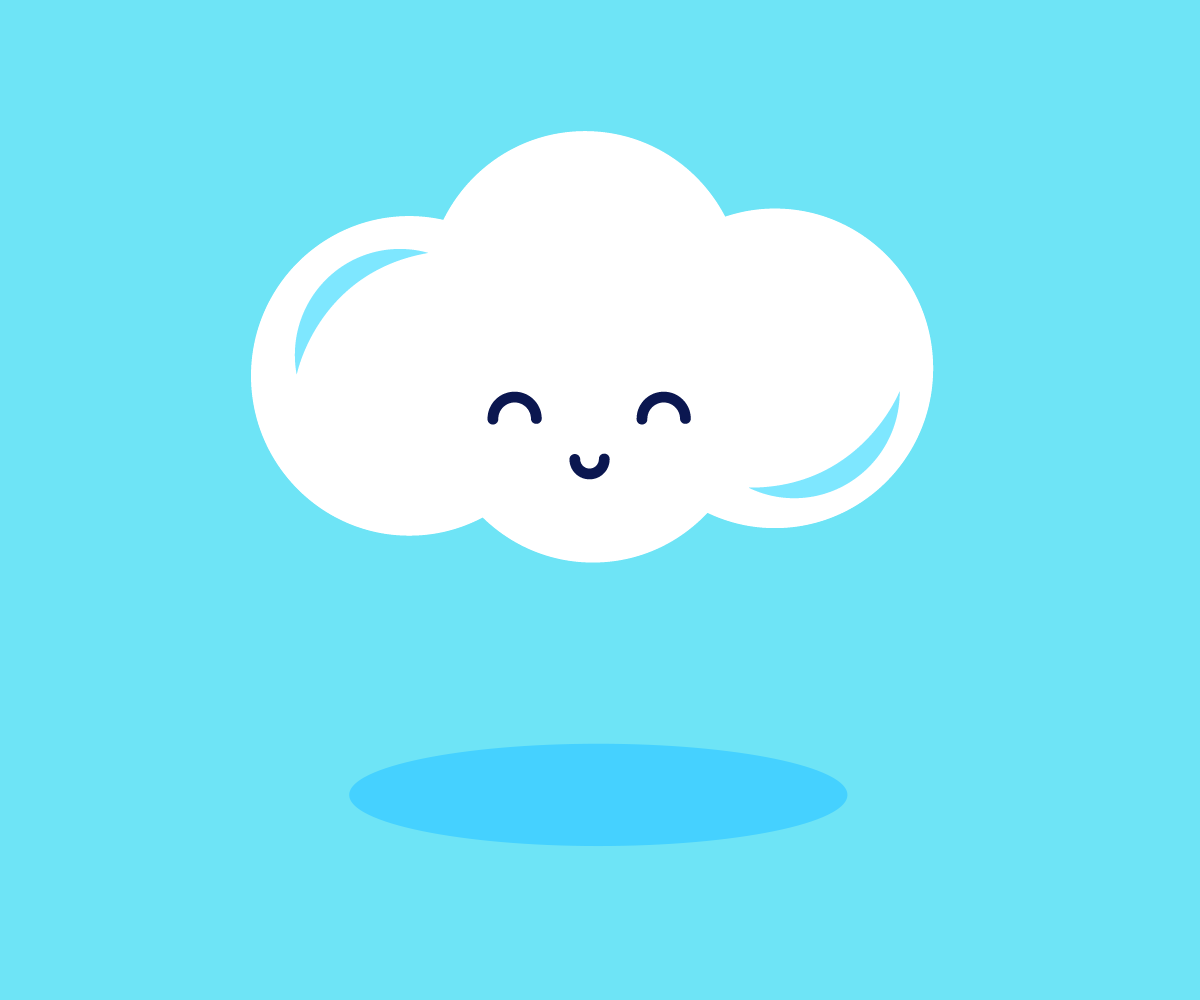 Animated Cartoon Clouds Gif