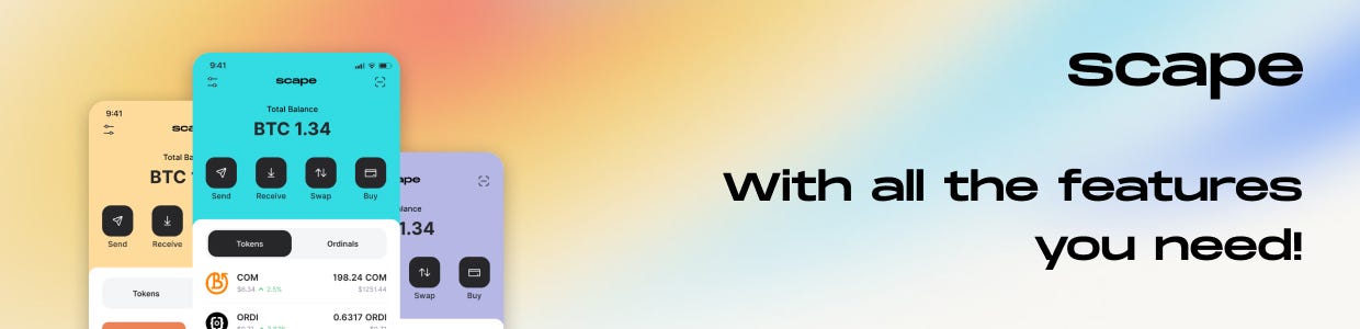 Scape: The Ultimate Wallet for BRC-20 Tokens in the Web3 Ecosystem | by Scape | Medium