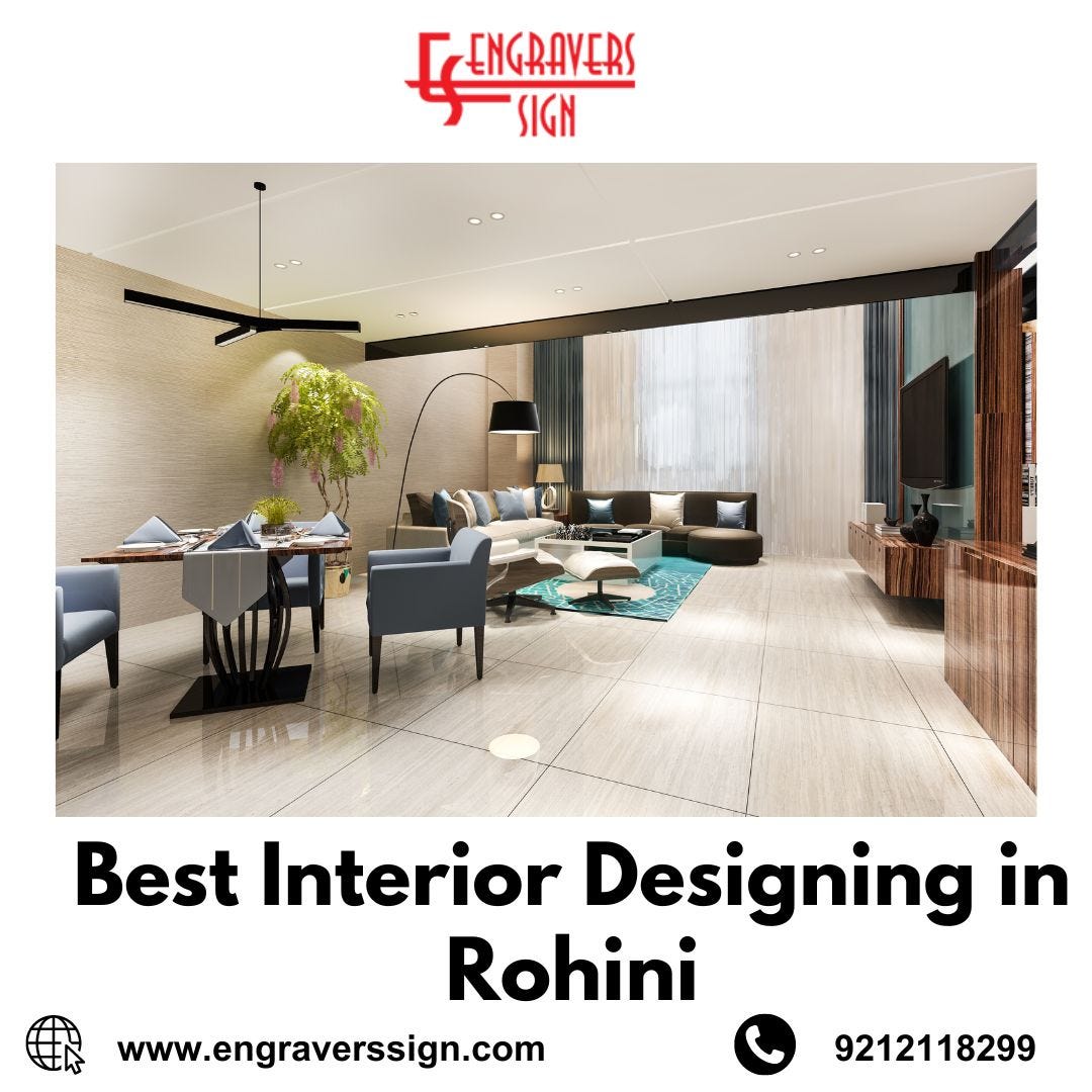 Best Interior Designing in Rohini - Engravers Sign - Medium